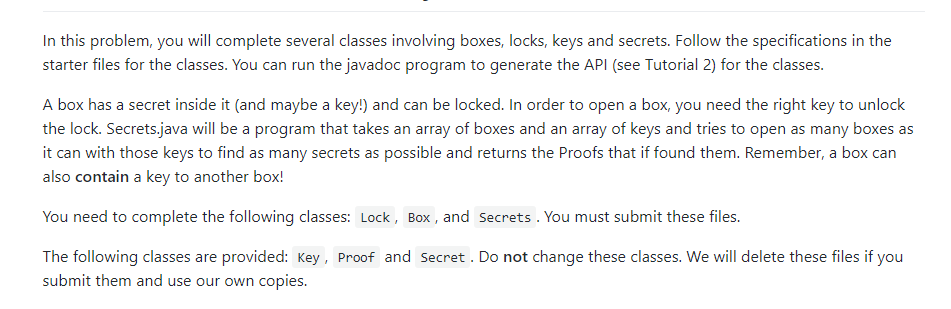 Solved public class Box{ // ADD ATTRIBUTES HERE | Chegg.com