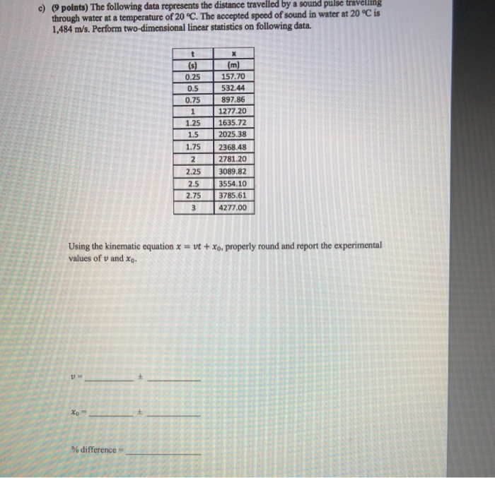 Solved a) (8 points) A bird flies a distance d 120t3 m | Chegg.com