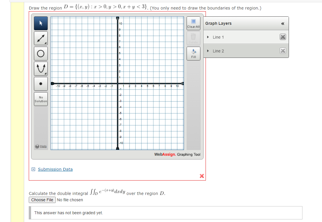 Solved Draw the region D={(x,y):x>0,y>0,x+y