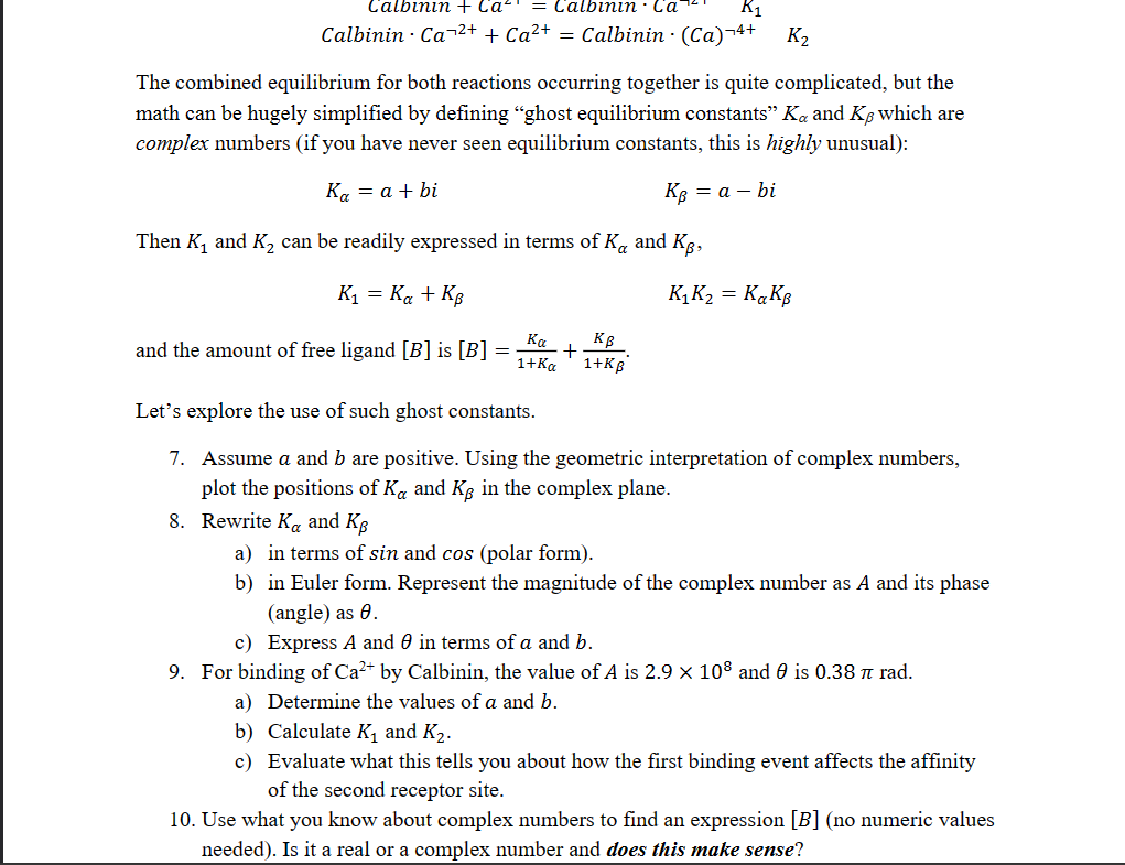 Solved \[ \text { Calbinin } \left.\cdot | Chegg.com