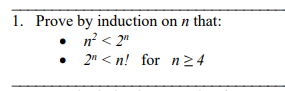 Solved 1. Prove by induction on n that: n