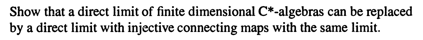 Solved Show that a direct limit of finite dimensional | Chegg.com