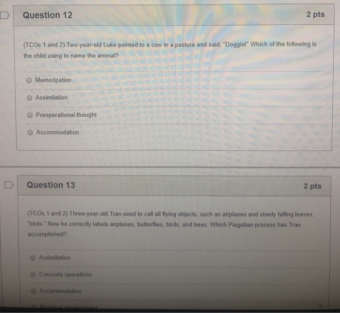 Solved 2 pts D Question 12 (TCOs 1 and 2) Two-year-old Luke | Chegg.com Solved 2 pts D Question 12 (TCOs 1 and 2) Two-year-old Luke | Chegg.com
