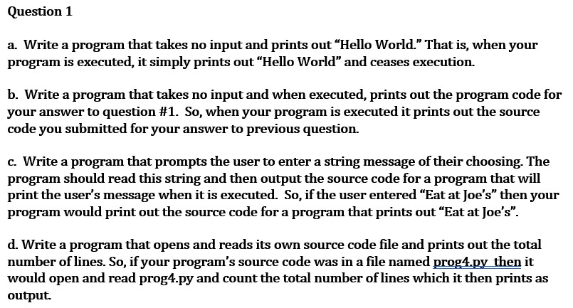 Solved This is a very basic question for an intro class. | Chegg.com