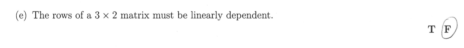 Solved 1. For each of the following statements, circle T if | Chegg.com