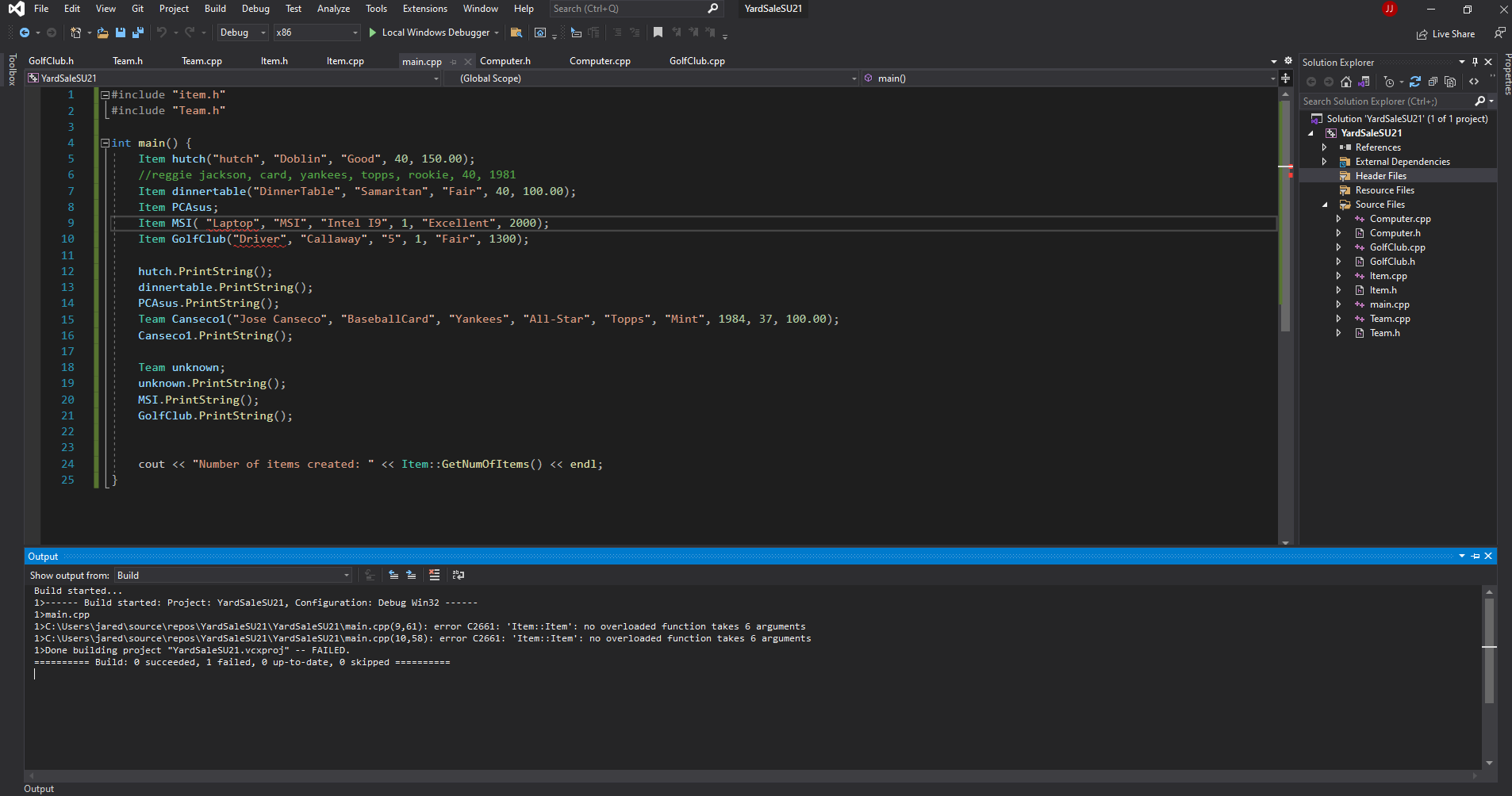 Solved Please C Need Help Fixing Code Errors In Visual 