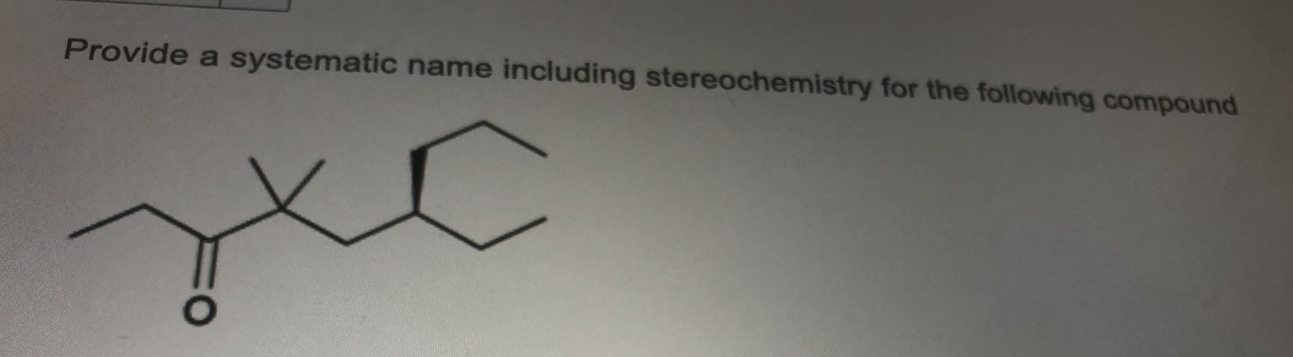 Solved Provide a systematic name including stereochemistry | Chegg.com