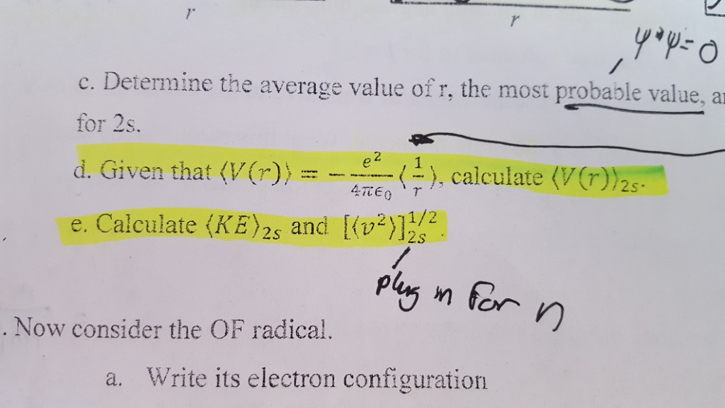 Solved c. Determine the average value of r, the most | Chegg.com