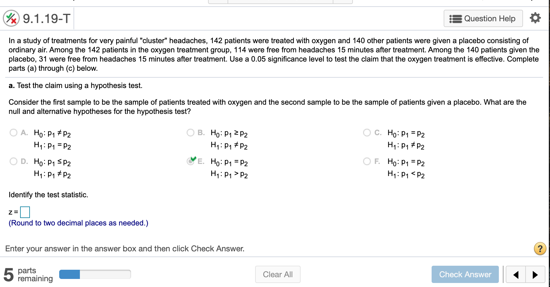 Solved p value ? test statistic? The confidence interval | Chegg.com