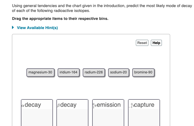 Solved Using general tendencies and the chart given in the | Chegg.com