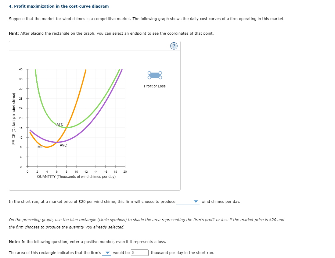 Solved 4. Profit maximization in the cost-curve diagram | Chegg.com