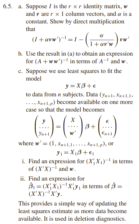 Solved This Is Applied Linear Regression Please Answer With