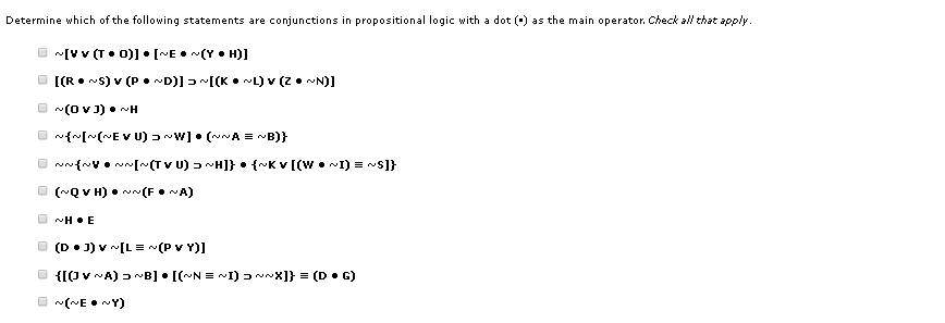 13. Conjunctions A conjunction is a statement that | Chegg.com