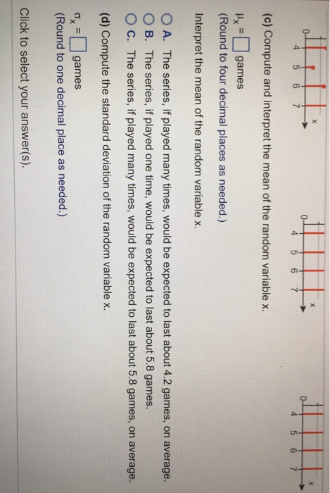 Solved The following data represent the number of games | Chegg.com