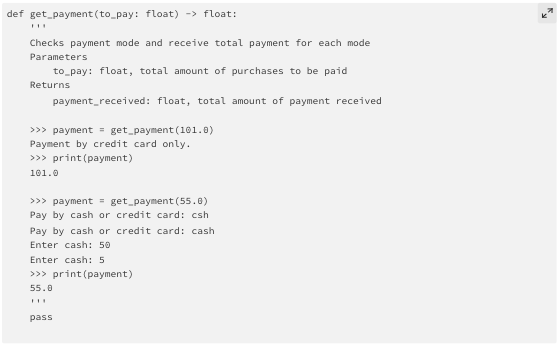 Solved I need to create this menu in python using the | Chegg.com