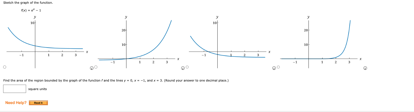Solved Sketch the graph of the function. ( Find the area of | Chegg.com