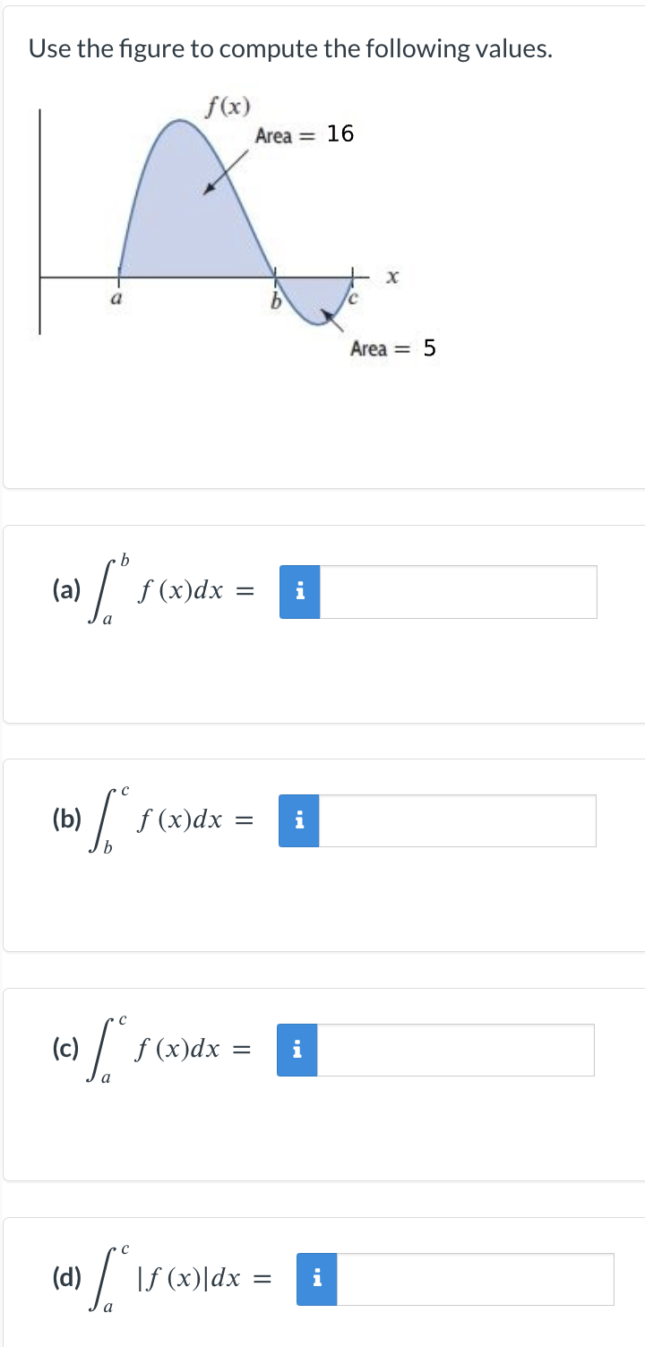 [Solved]: Use the figure to compute the following values.