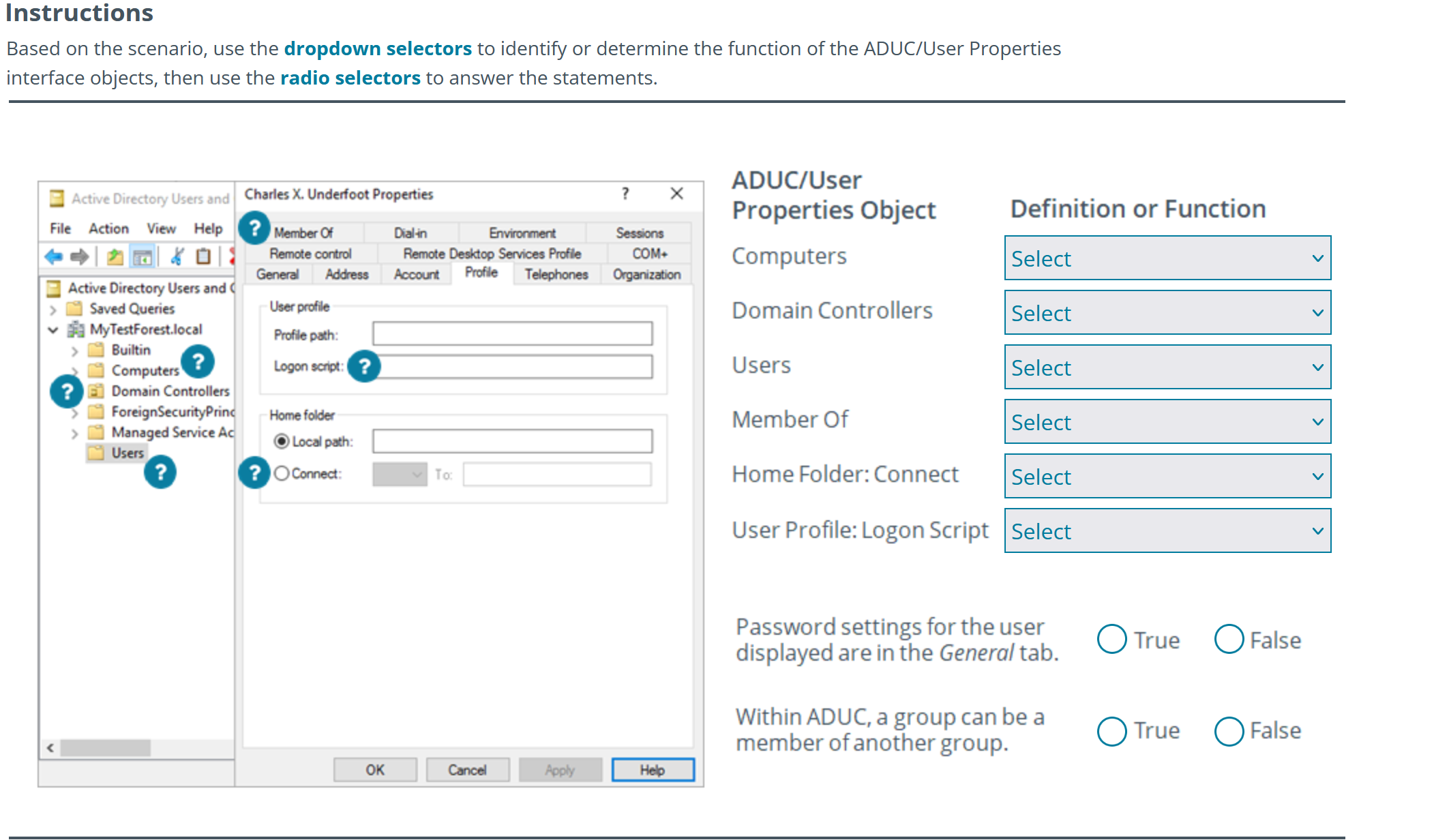 instructions Based on the scenario, use the dropdown | Chegg.com instructions Based on the scenario, use the dropdown | Chegg.com