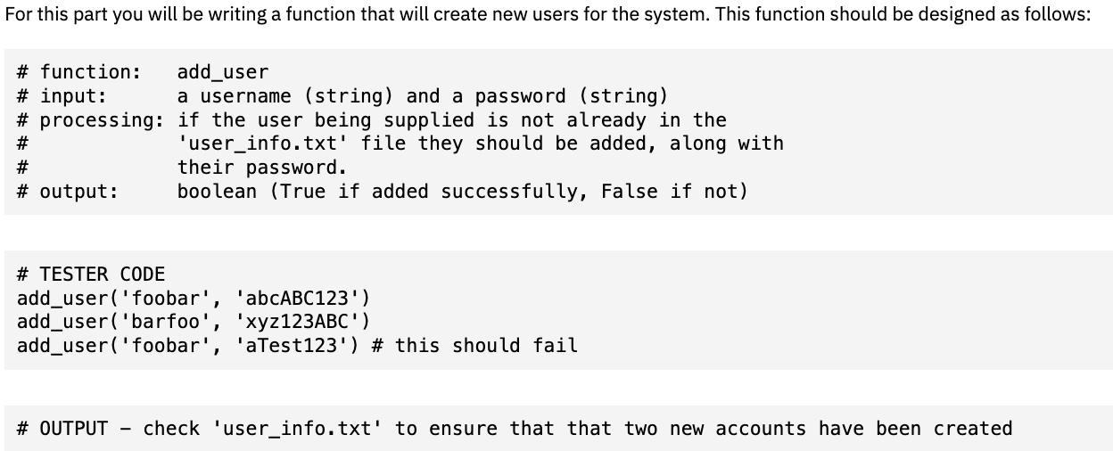 Solved registers successfully their information will need to | Chegg.com