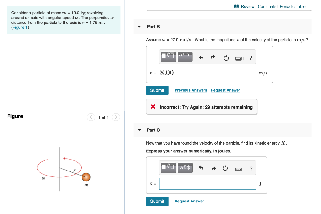 Solved MI Review Constants Periodic Table Consider a | Chegg.com