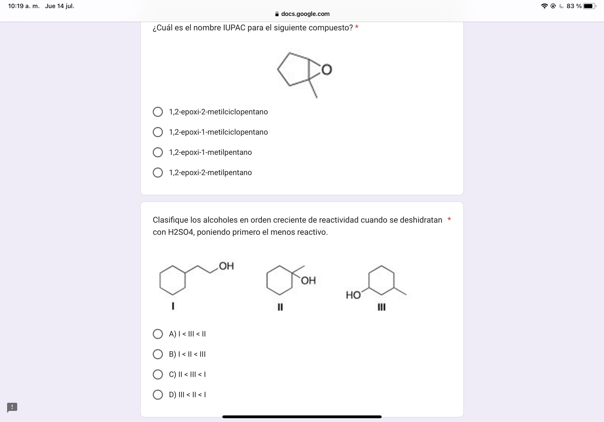 Solved ¿Cuál es el nombre IUPAC para el siguiente compuesto? | Chegg.com