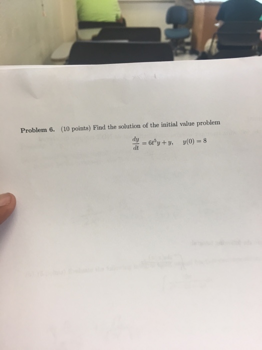 Solved Find the solution of the initial value problem dy/dt | Chegg.com