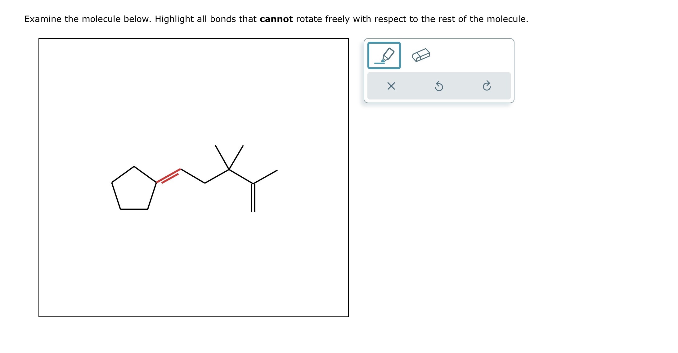 Solved Examine the molecule below. Highlight all bonds that | Chegg.com