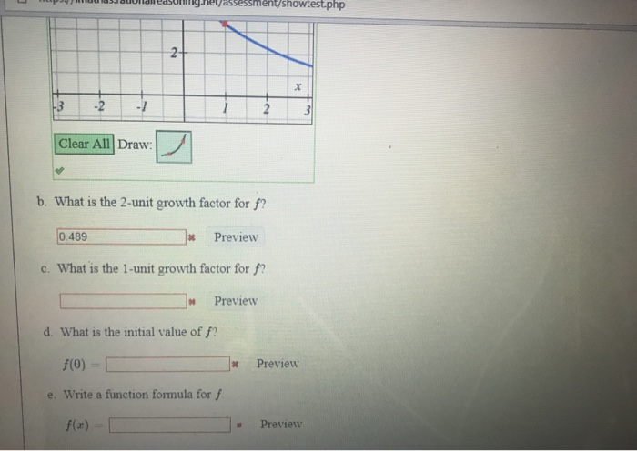 Solved Suppose F Is An Exponential Function Where F 1 9334