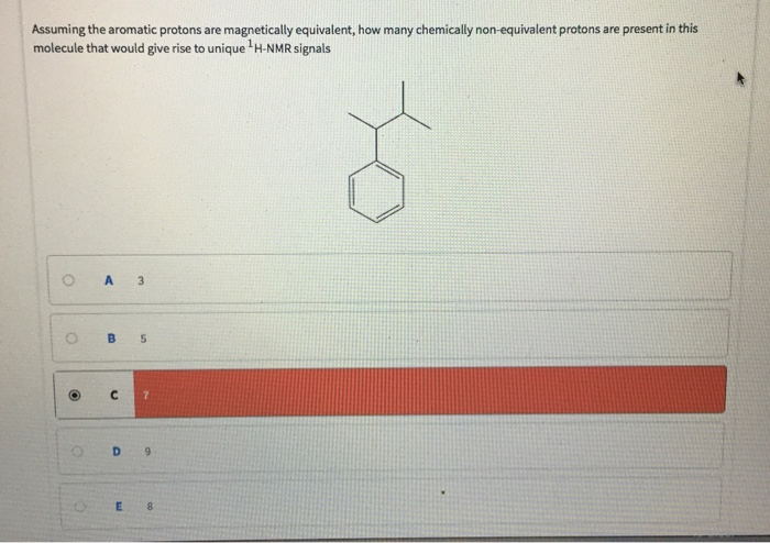 Solved Assuming the aromatic protons are magnetically | Chegg.com