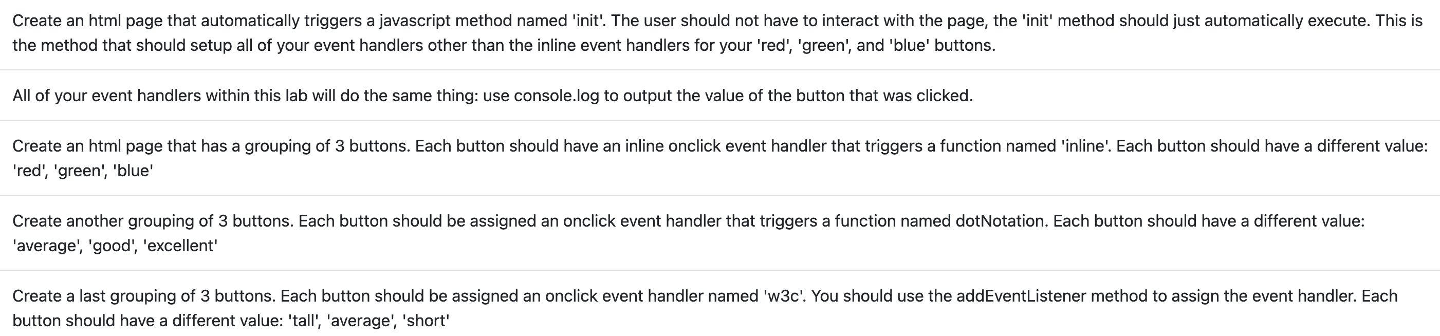Solved Create an html page that automatically triggers a | Chegg.com