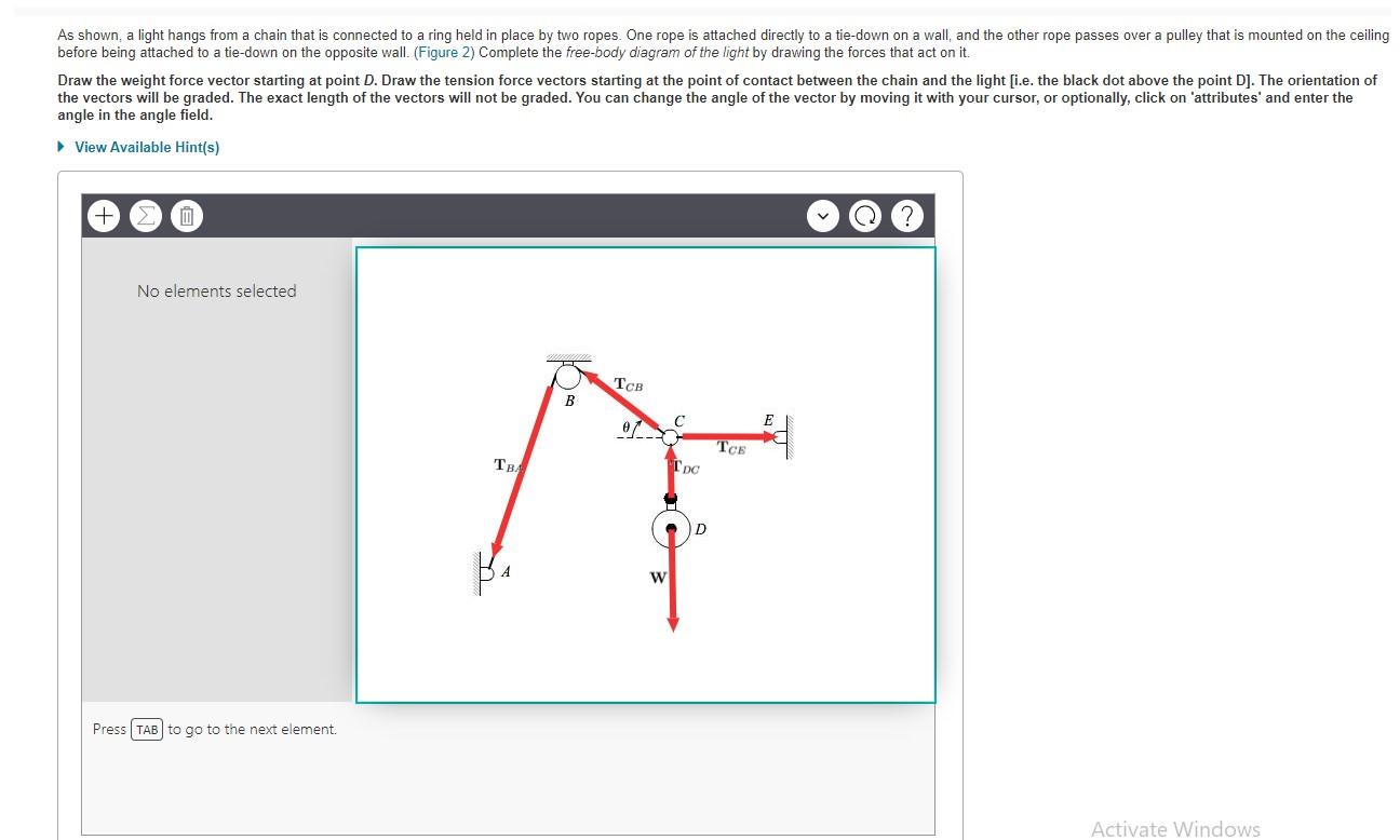 Solved As shown, a light hangs from a chain that is | Chegg.com