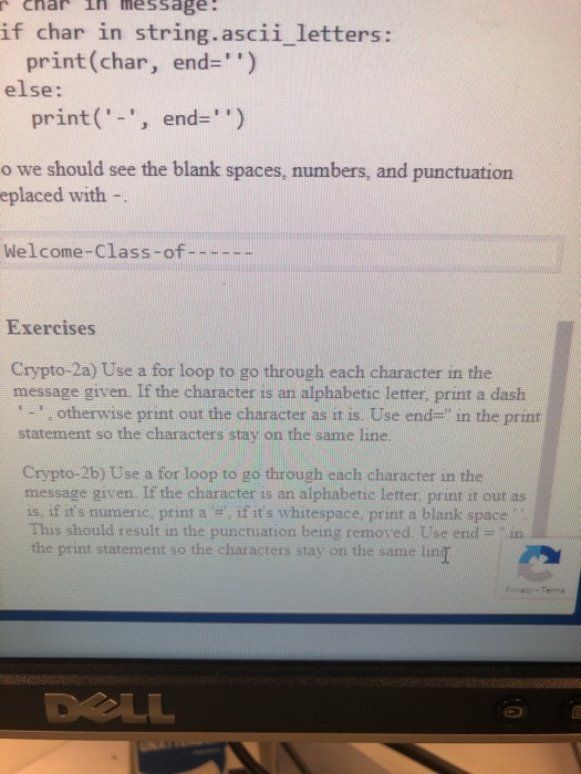 Solved replit-Cryptography-Part 2 J Blackboard | John Jay | Chegg.com