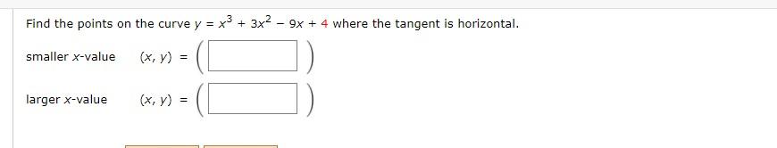 Solved Find the points on the curve y = x3 + 3x2 - 9x + 4 | Chegg.com
