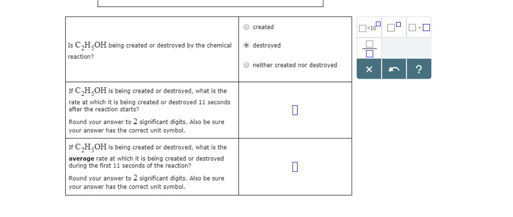 Solved Here is a graph of the molarity of ethanol(CHOH) in a | Chegg.com