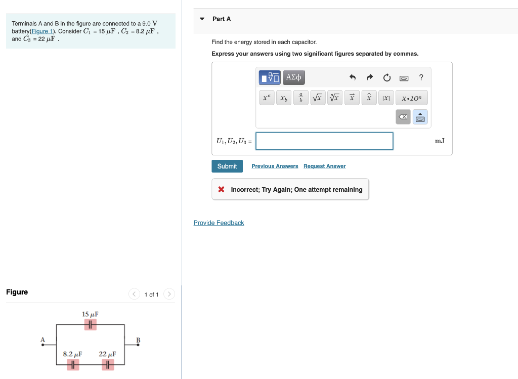 Solved Terminals A and B in the figure are connected to a9.0 | Chegg.com