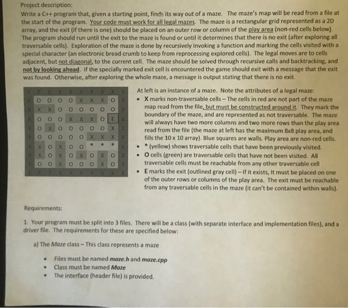 Solved Project description: Write a C++ program that, given | Chegg.com