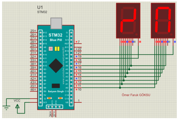 Solved -Screenshot while Proteus simulation is running . | Chegg.com