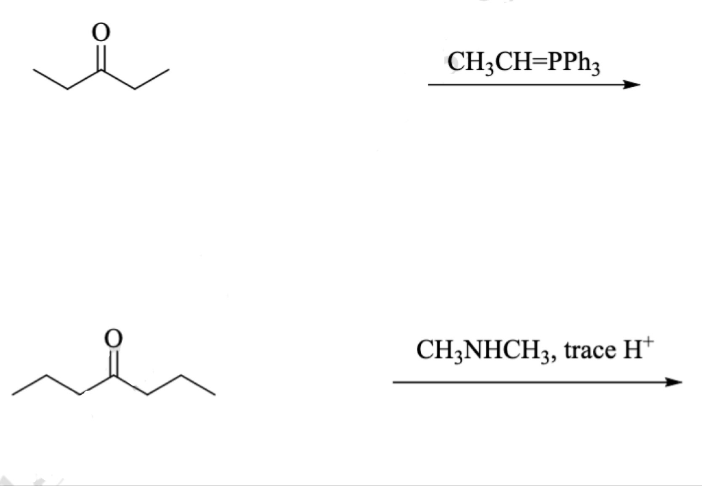 Solved 2. CH3CH2CH2MgBr 3. H2O NaBH3CN CH3CH2NH2, trace | Chegg.com