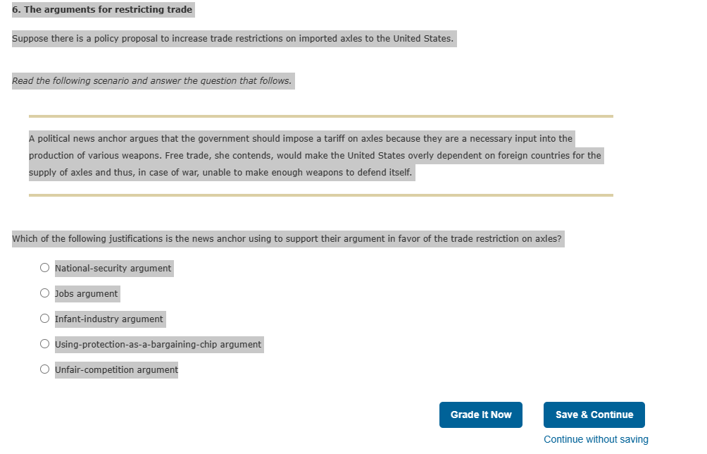 Solved Read the following scenario and answer the question | Chegg.com