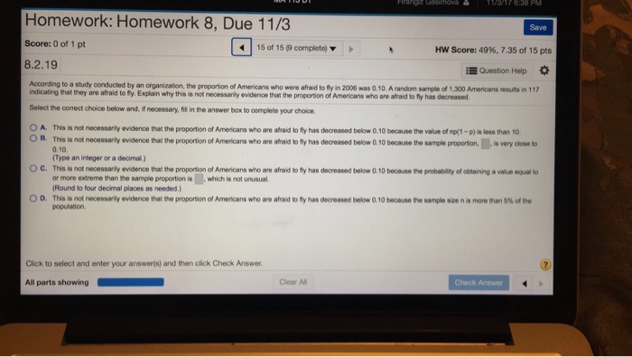 Solved Homework Homework 8 Due 11 3 Score 0 Of 1 Pt