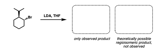 Solved The compound below undergoes E2 elimination using LDA | Chegg.com