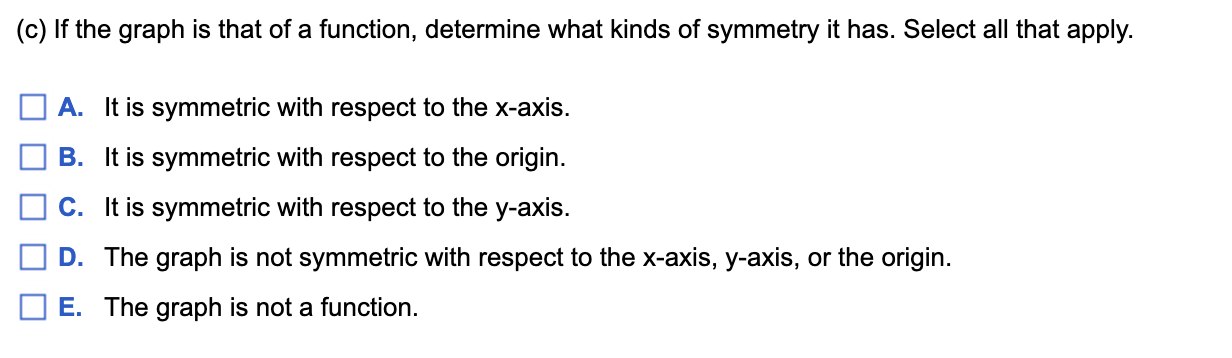 Solved Determine whether the graph is that of a function by | Chegg.com