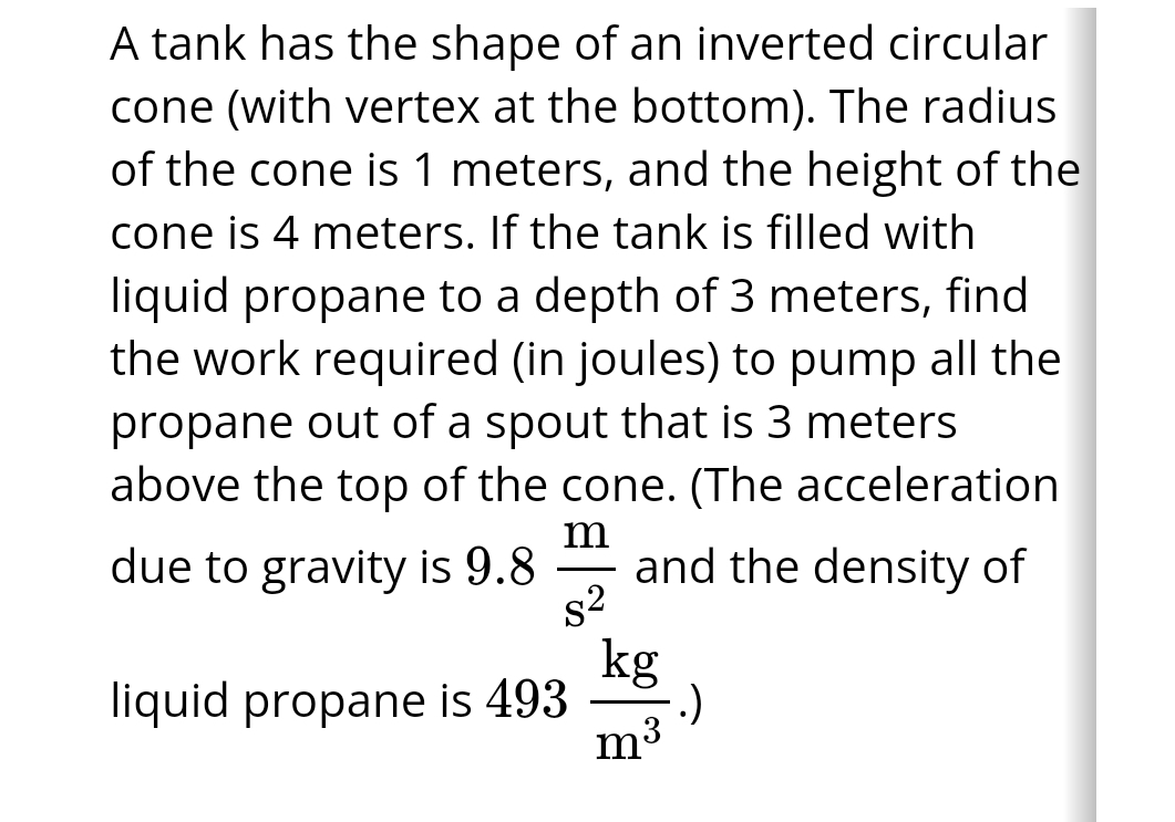 Solved CALCULUS 2: Work/Pumping LiquidHelloI sincerely need | Chegg.com