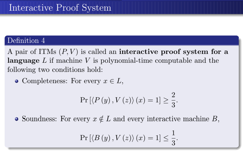 Proof that interactive proof system is equivalent to | Chegg.com