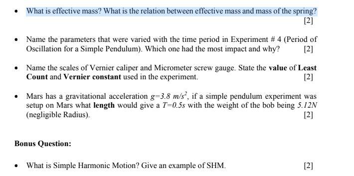 Solved What is effective mass? What is the relation between | Chegg.com