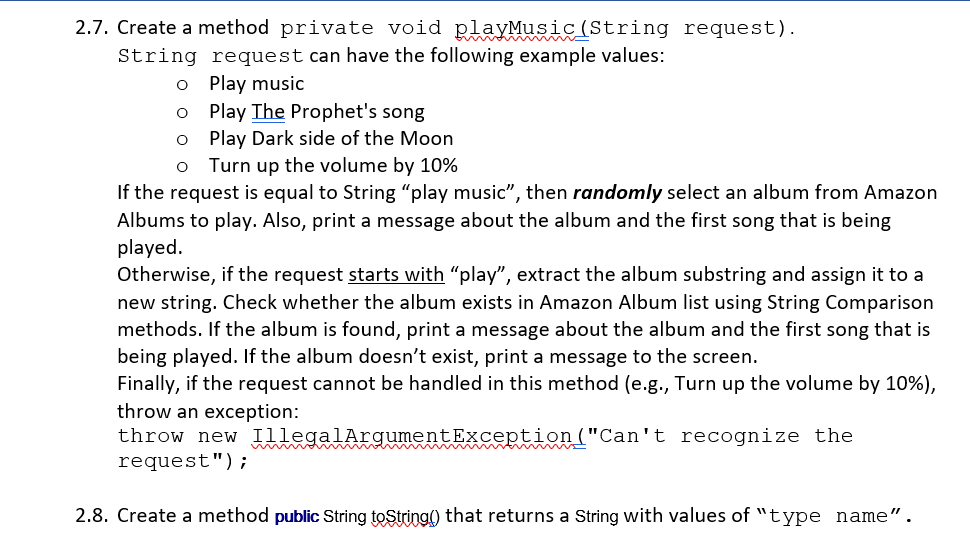 Solved Design an Alexa Home Assistant for playing Music | Chegg.com