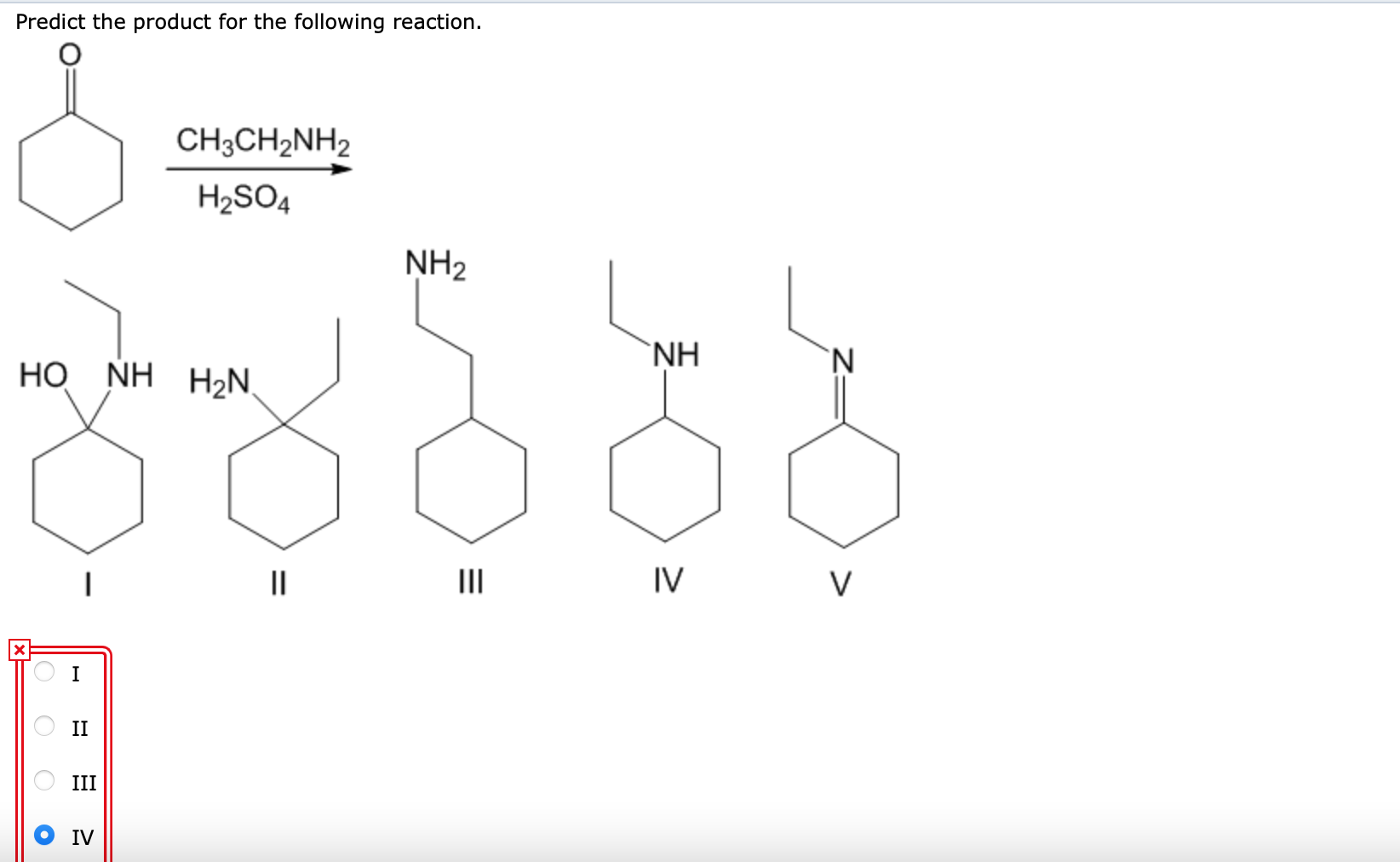 Solved Predict the product for the following reaction. | Chegg.com