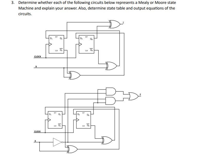 Solved 3. Determine whether each of the following circuits | Chegg.com