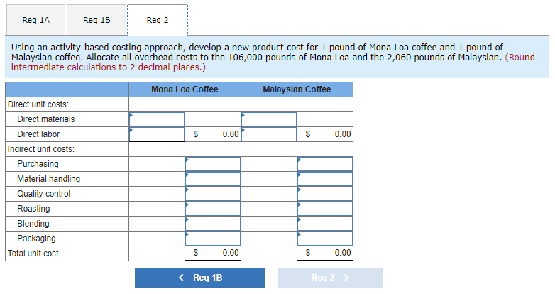 Solved Required: 1. Using Coffee Bean Inc.’s current product | Chegg.com