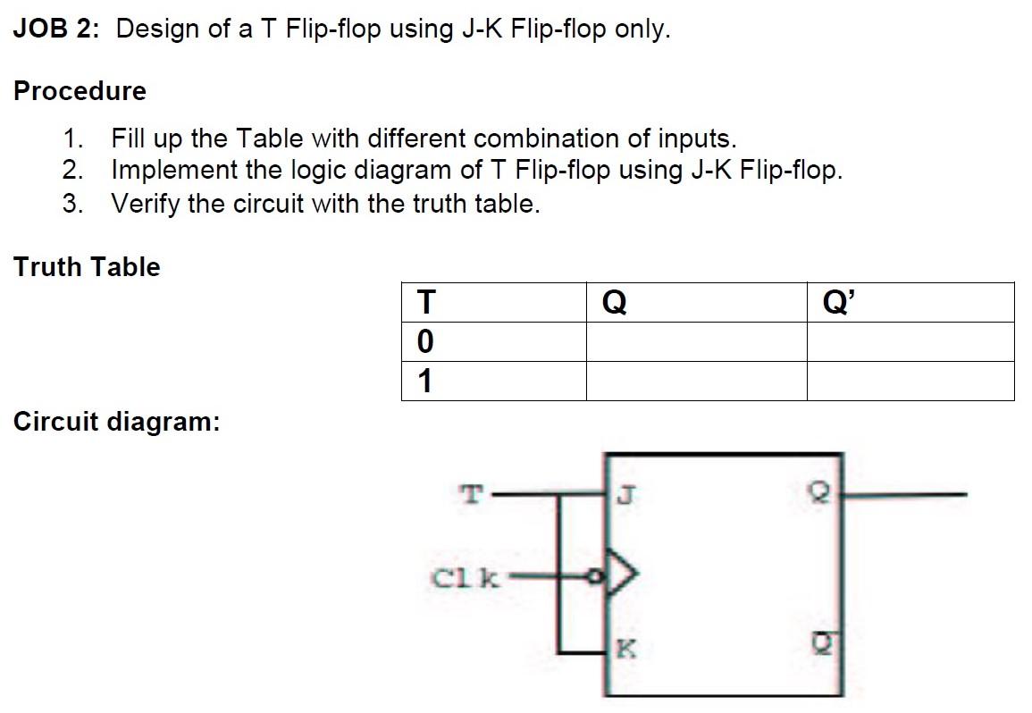 Solved Objectives Familiarize with the analysis of Flip-Flop | Chegg.com